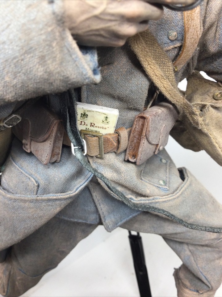 1/6 CUSTOM FRENCH WW1 FRONT LINE CHARGING INFANTRYMAN 1917 BERTHIER ...