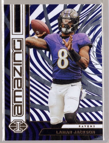 2023 Illusions Amazing Lamar Jackson #12 Baltimore Ravens MVP | eBay