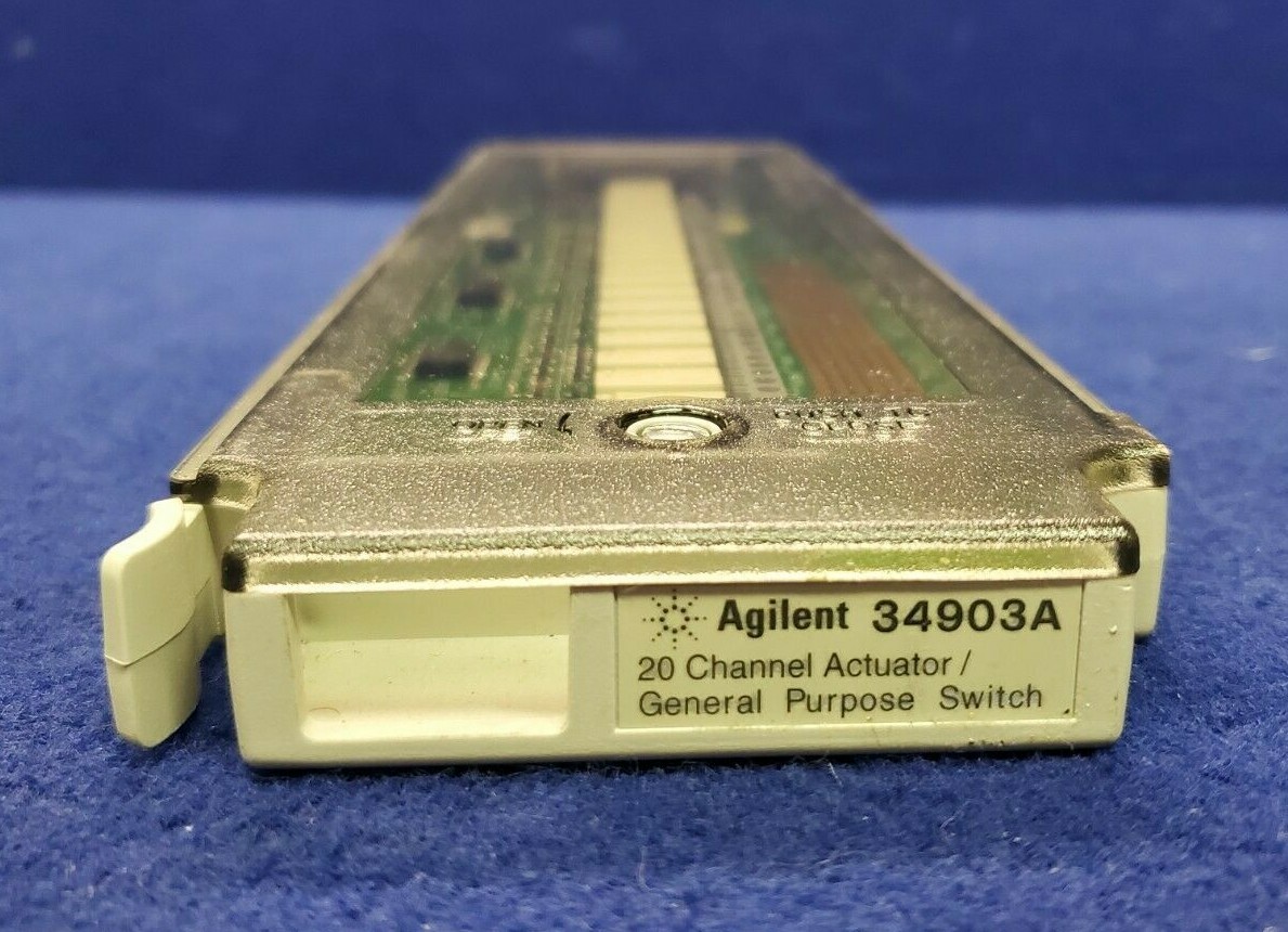 HP Agilent 34903A 20 Channel Actuator/GP Switch Module from 34970A unit ...