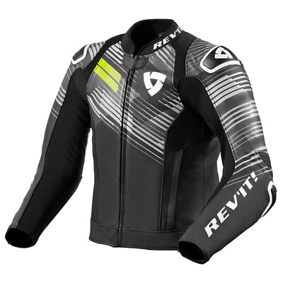 Revit Apex Motorcycle Jacket Motorbike Cowhide Leather Racing Jacket ...