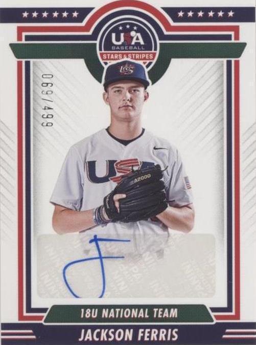 2022 Panini USA Baseball Stars & Stripes - 18u National Team Signatures ...
