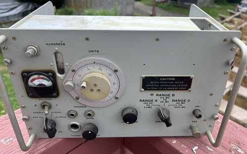 VTG MILITARY HAM RADIO TUBE UNIT - PARTS UNIT - RECIEVER ? | eBay