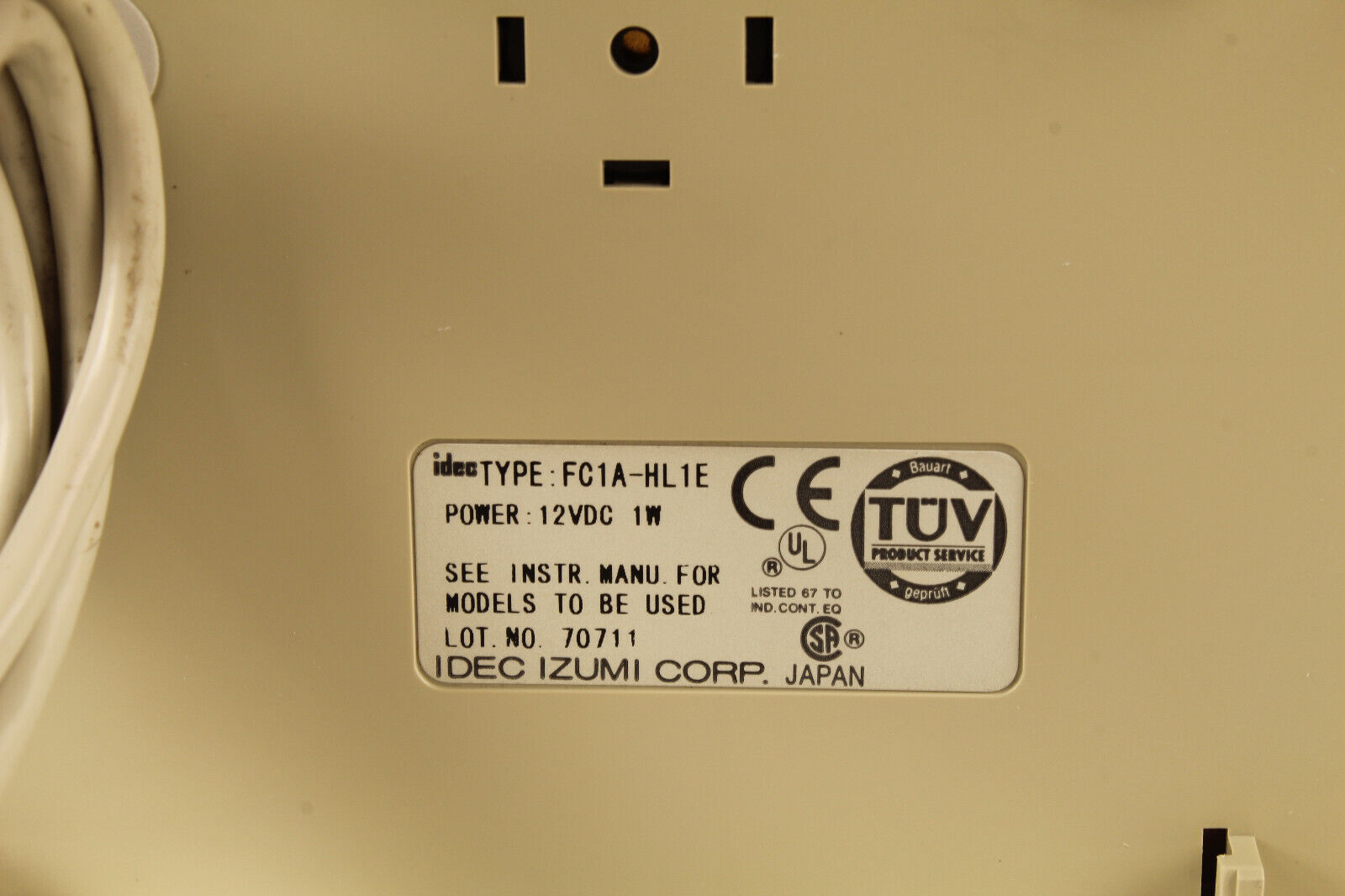 IDEC MICRO-1 FC1A-HL1E (program loader) - 6 months warranty | eBay