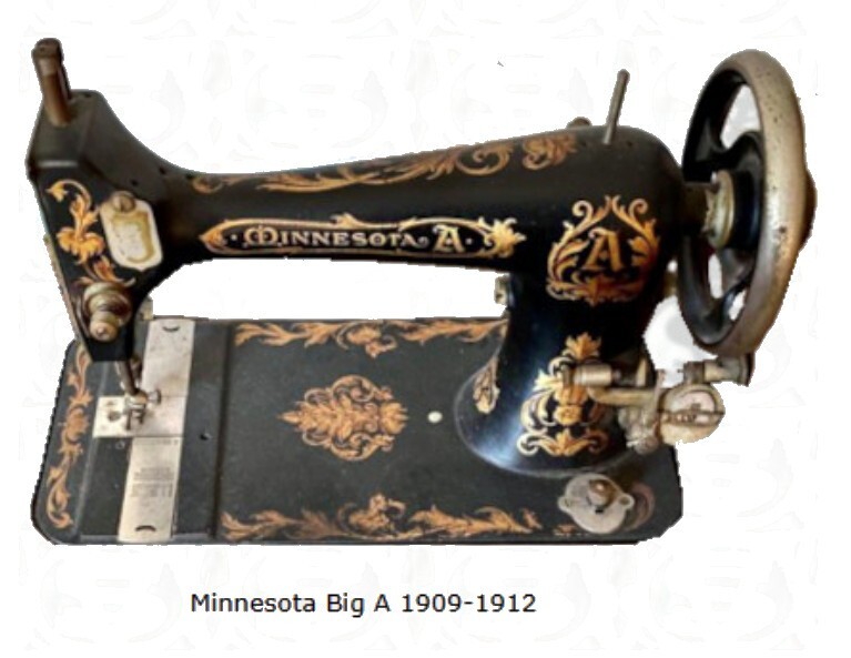Antique 1909 MINNESOTA Model-A Pedal Sewing Machine | eBay