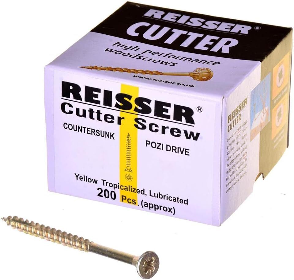Reisser R2 Countersunk High Performance Pozi Non-Split Thread Wood ...