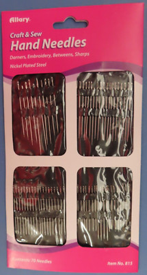 Allary Hand Needles. Package of 70 Nickel plated Steel Item no. 815 NEW ...