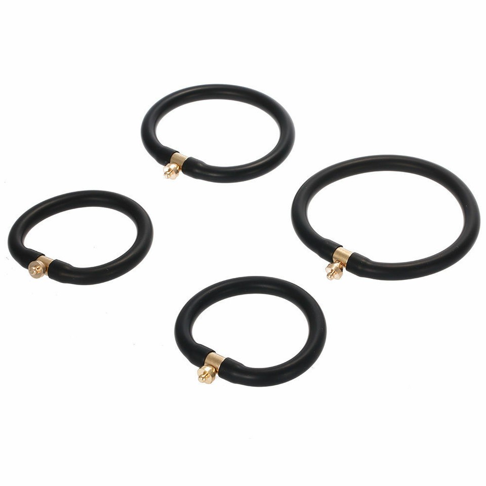 4Rings E-Stim Shock Male Penis Enhancer Silicone Therapy Extender Rings ...