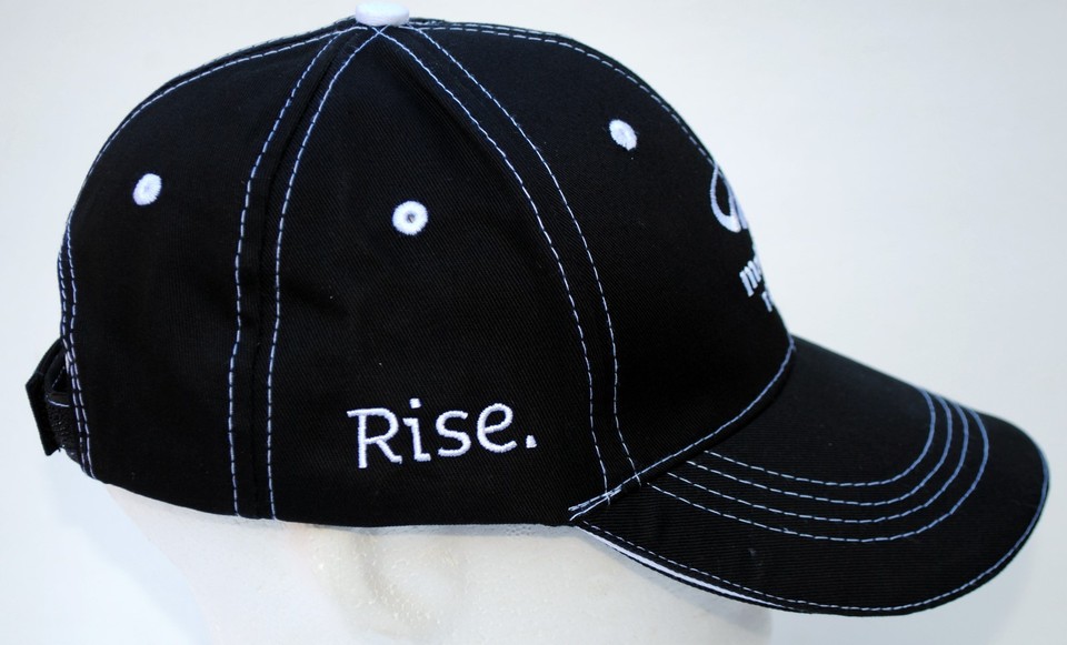 Mahindra New OEM ball cap / hat black / white stitched - tractor farm ...