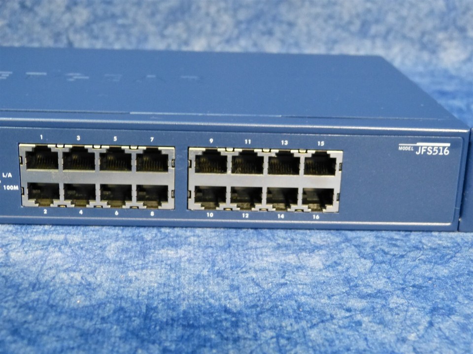 Netgear ProSafe JFS516 16-Port ProSafe 10/100 Mbps Fast Ethernet Switch ...