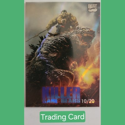 Killer Kare Bears - Godzilla 70th Anniversary Homage - Foil Trading ...