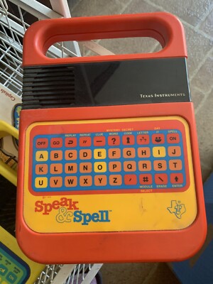 Vintage 1980 Texas Instruments Speak and Spell and Speak and Read ...