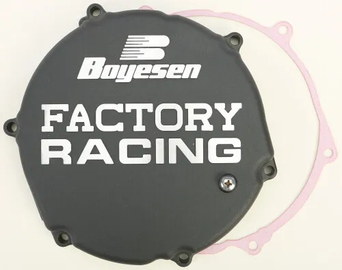 BOYESEN HONDA CR 250 R 1987-2001 Black Powder Coat FACTORY CLUTCH COVER ...