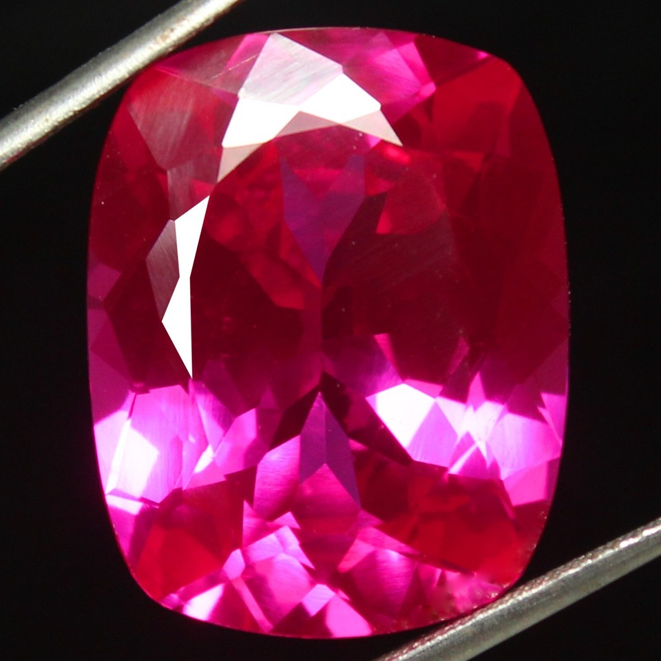 Natural Certified Utah Red Beryl Bixbite 21x17 MM Cushion Cut Unheated ...