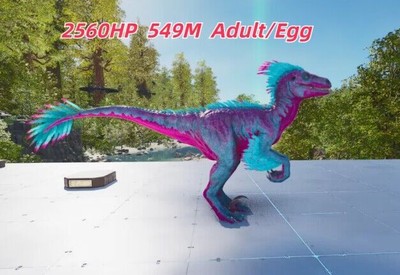 Raptor 2560HP 549M PC PS XBOX Official PVE Ark Survival Ascended | eBay