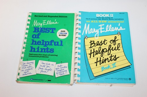 Mary Ellen's - Best of Helpful Hints Book 1 & 2 | eBay