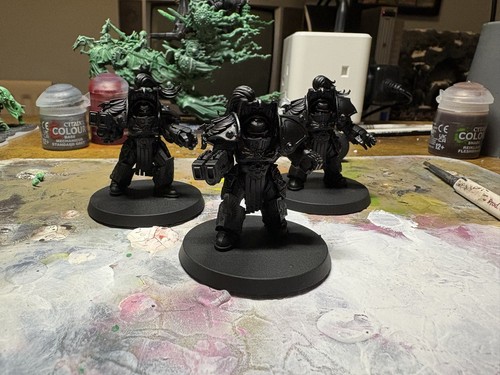Adeptus Custodes Aquilon Terminators x 3 Warhammer 40K Built and Base ...