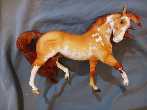 Breyer Custom Andalusian Esprit Apricot Dun Pinto Horse Statue OOAK | eBay