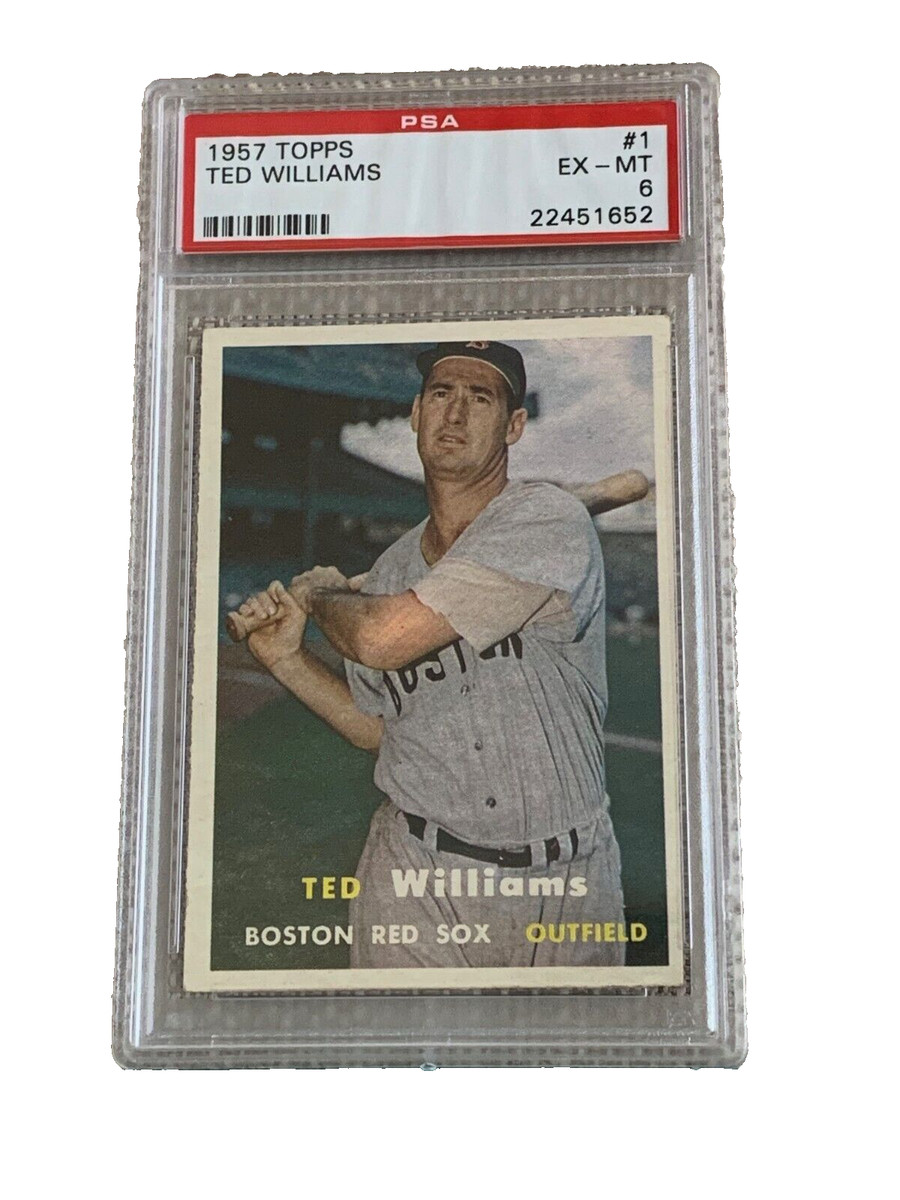 Ted Williams Baseball Card 1957