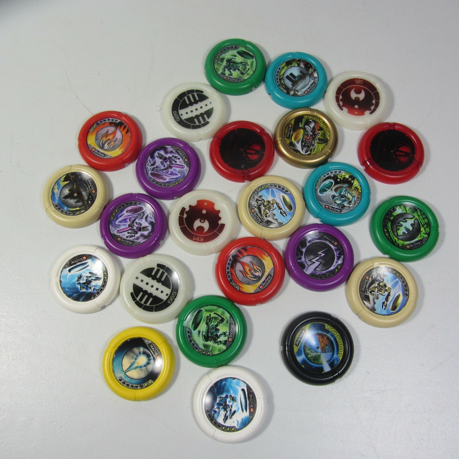 Lego Bionicle Disks - Large Lot of Various Bionicle Disks For Launcher ...