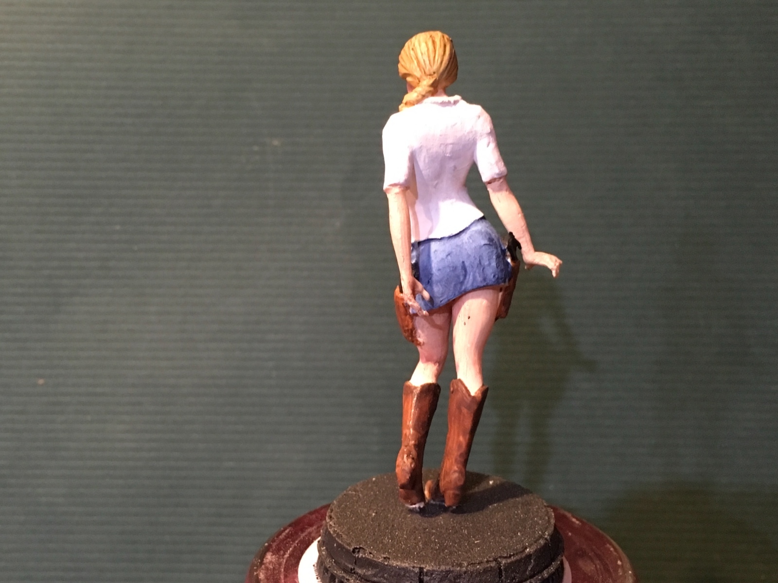 1/24 1/25 or G Scale Resin Model Kit, Sexy action Figure Cow Girl ...