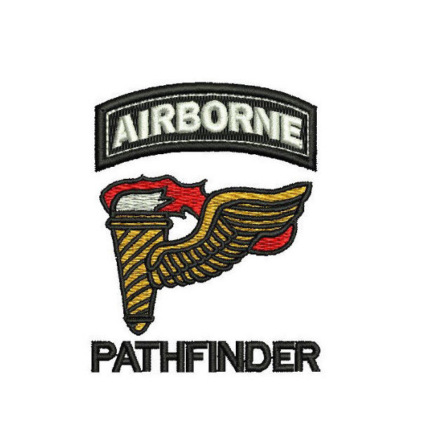 Army Pathfinder Torch with an optional Ranger Tab Veteran Embroidered ...