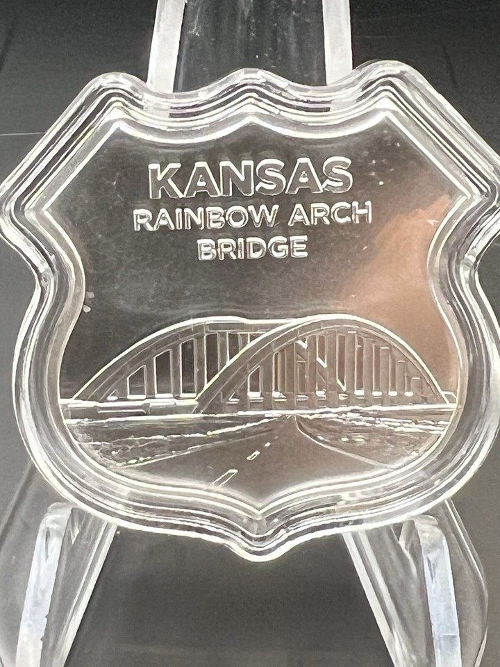(Route 66 Icons 1 oz Silver Shield Coin KANSAS RAINBOW ARCH BRIDGE | eBay