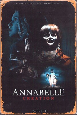 Annabelle Creation Horror Movie Poster Tin Metal Sign | eBay