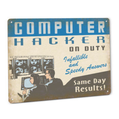 Computer Hacker On Duty Sign Hacking Programming Script Exploit Spyware ...