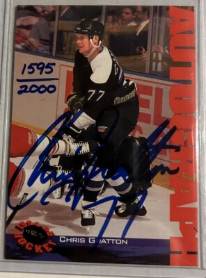 1994-95 Classic Auto /2000 Chris Gratton Autograph Rookie Card ...