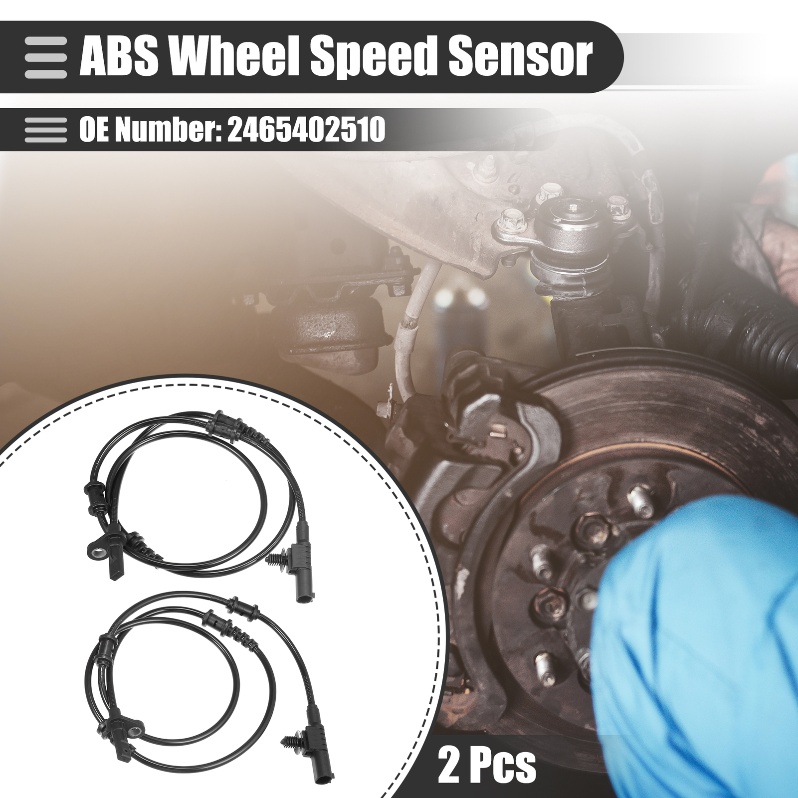 Front Left Right ABS Sensor for Mercedes-Benz CLA45 AMG No.2465402510 ...