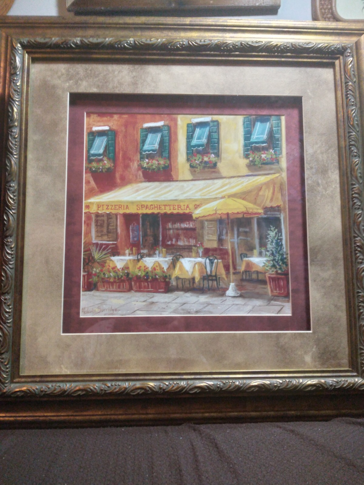 Malcolm Surridge Your Usual Tabel framed Print | eBay