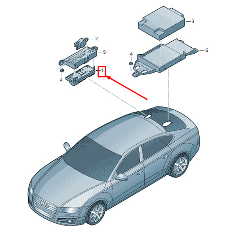 NEW AUDI A7 SPORTBACK 4G REAR TRUNK LID CONTROL UNIT 4G8959107P | eBay