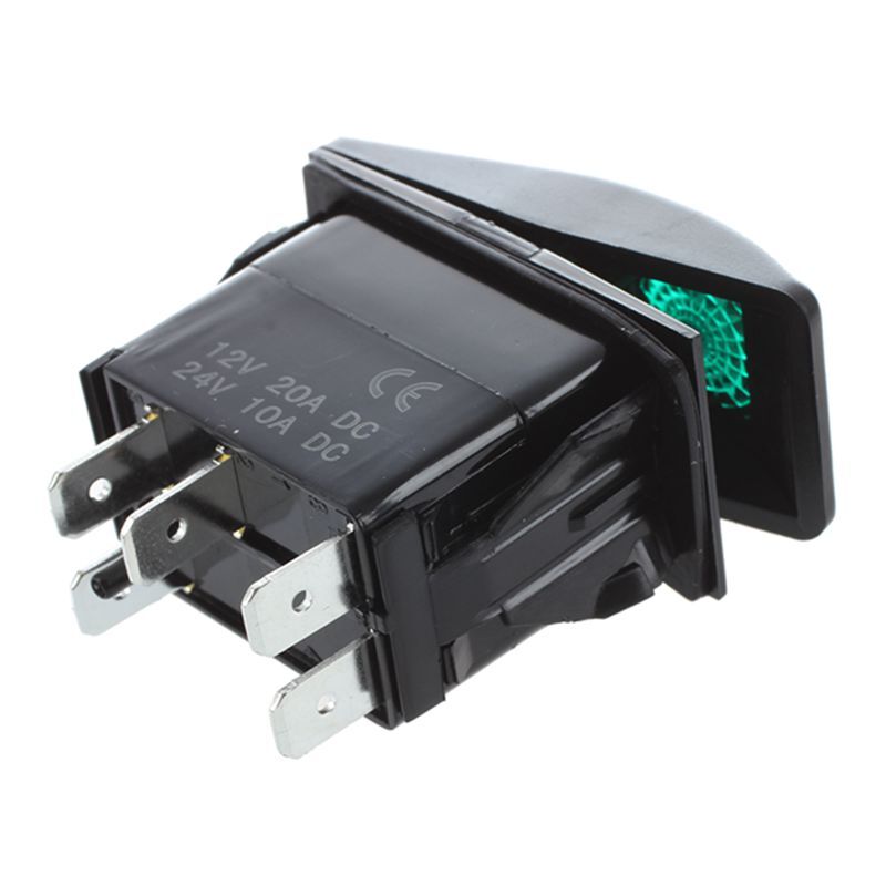 12V CAR MARINE BOAT RV TOGGLE ROCKER SWITCH LED LIGHT BAR WORK FOG REAR ...