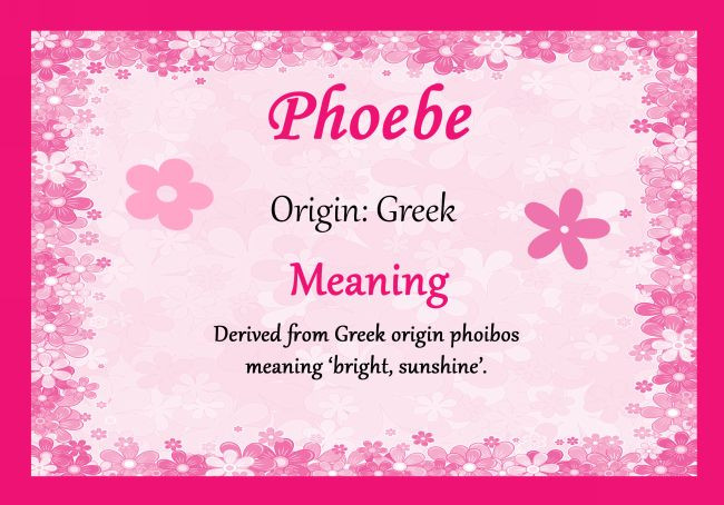 Phoebe Name Tattoos