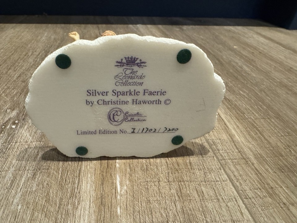 Leonardo collection faerie silver sparkle faerie by Christine Haworth ...