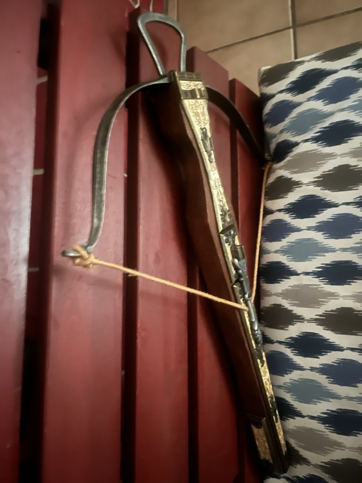 Antique German steel Wood hunting crossbow | eBay