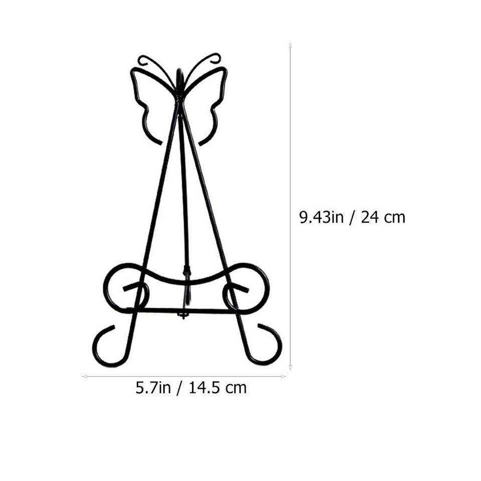 Tabletop Photo Frame Holder Picture Frame Back Support Black Frame ...