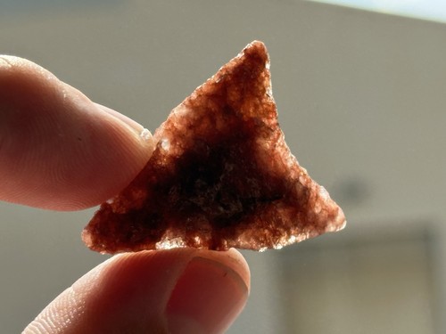 INCREDIBLE TRANSLUCENT RED QUARTZ YADKIN TRIANGLE ARROWHEAD NORTH CAROLINA NC | eBay
