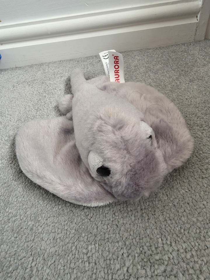 Small Soft Grey Stingray Teddy Plush. Great Condition | eBay UK