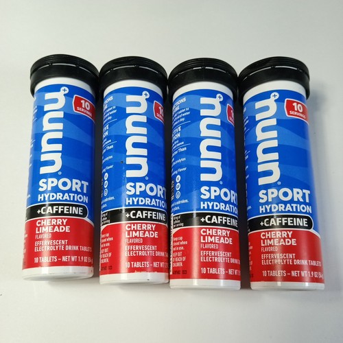 4 Nuun Sport Hydration Fruit Punch 10 Tablets Ea Electrolyte Drink=40 ...