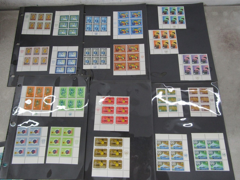 Nystamps US Large many mint stamp collection albums 28 pound carton ...