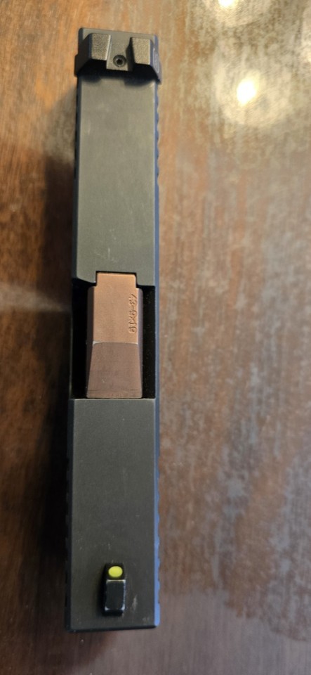 USED GLOCK 43/43x COMPLETE SLIDE BARREL GUIDE ROD RECOIL SPRING BLACK ...