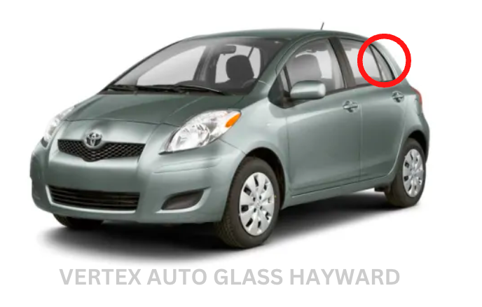 2007-2012 Toyota Yaris 4Dr Hatchback Driver Left Side Rear Vent Glass ...
