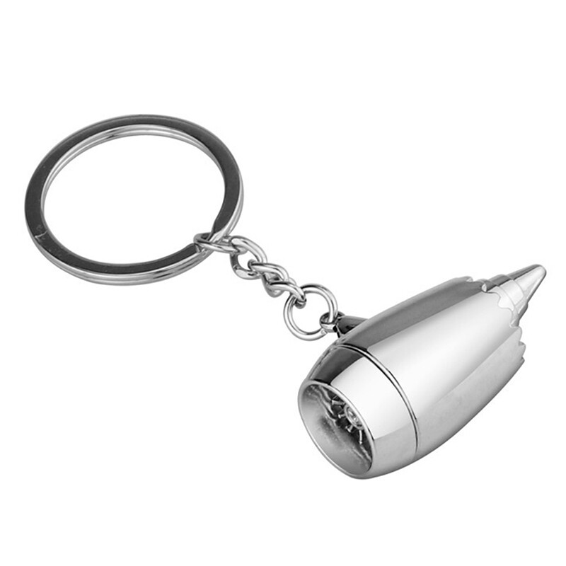 New Design Metal Plane Engine Keychains Mini Jet Engine Keyrings G.ac ...