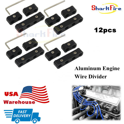 Engine Spark Plug Wire Aluminum Separator Divider 8mm 9mm10mm Fit for ...