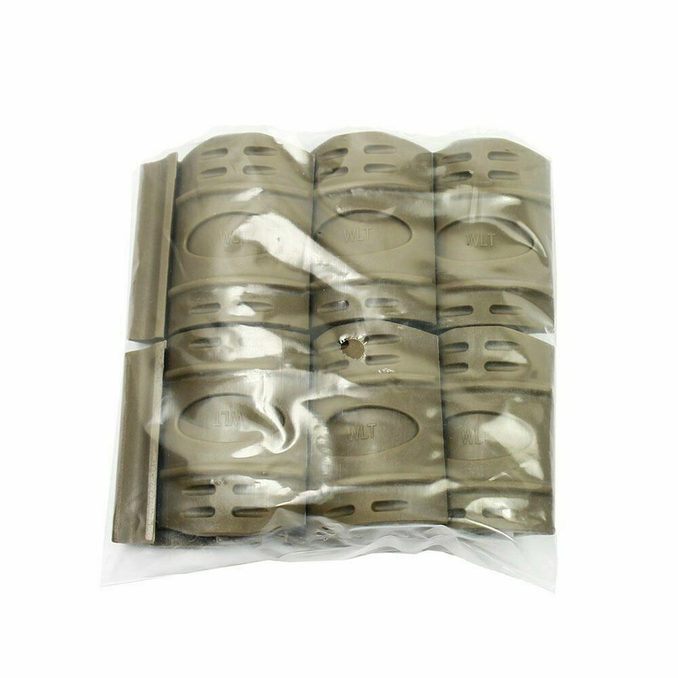 Wholesale 192 PCS Universal Rubber Picatinny Rail Covers TAN Snap on ...