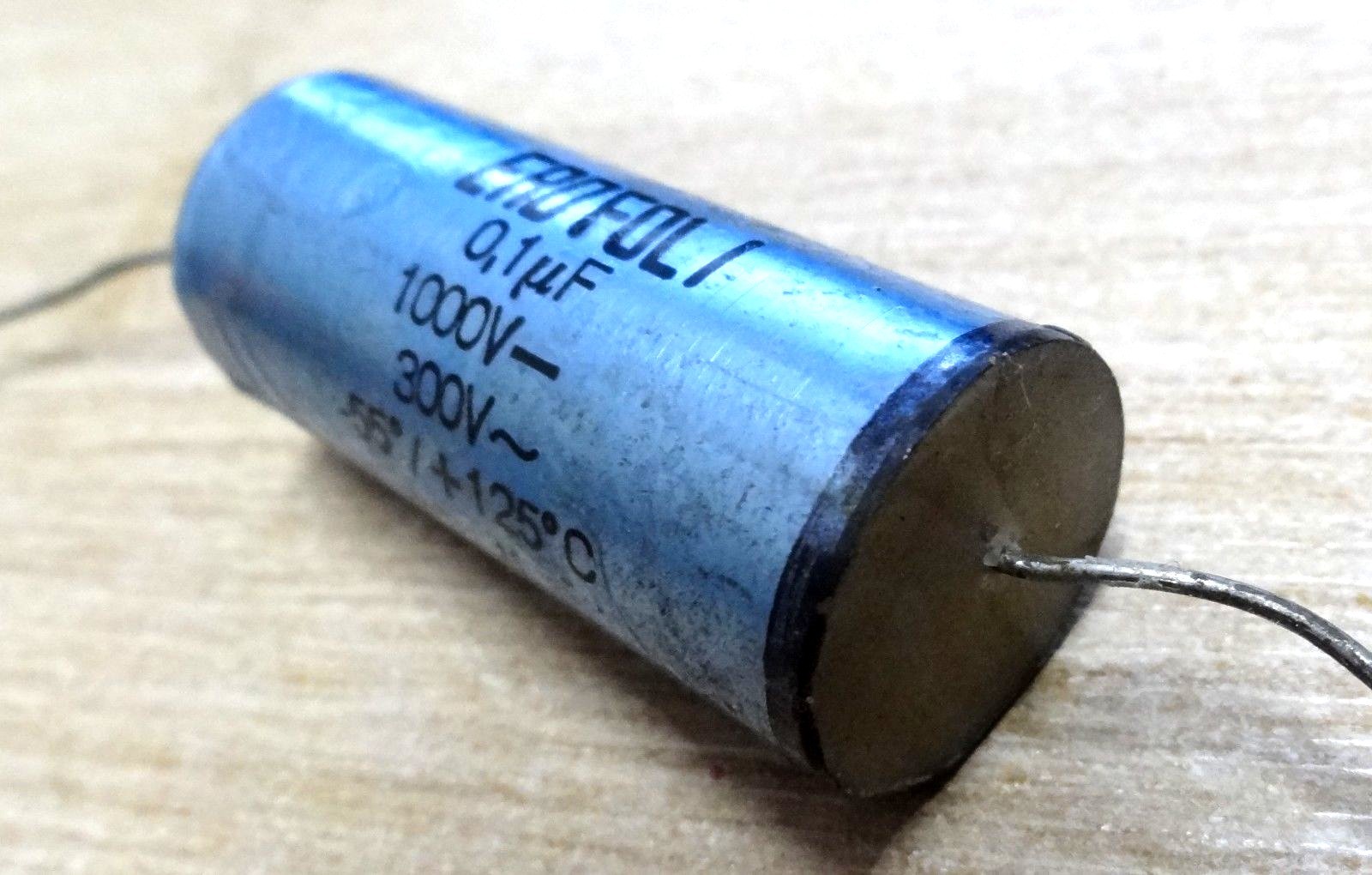 ERO-FOL-1 0.1uf 1000V 300v ac axial lead vintage capacitor 100n 100nf ...