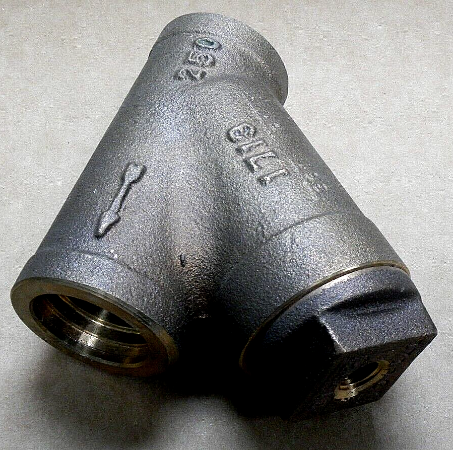 MUELLER LF358-1 SOLDER Y STRAINER 1" W/ 20 MESH SS SCREW | eBay