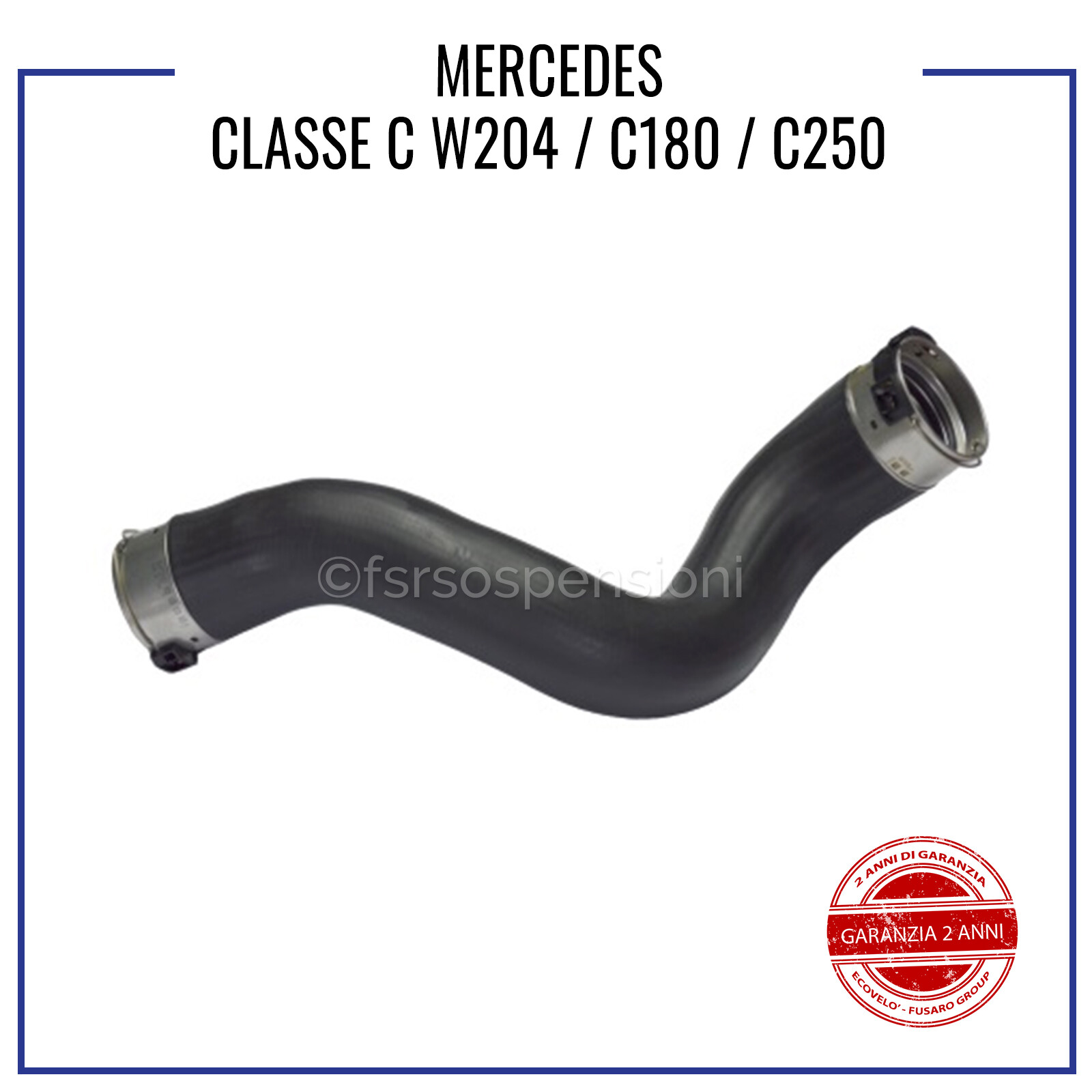 Air Hose Intercooler Tube for Mercedes C-Class W204 C180 C250 ...