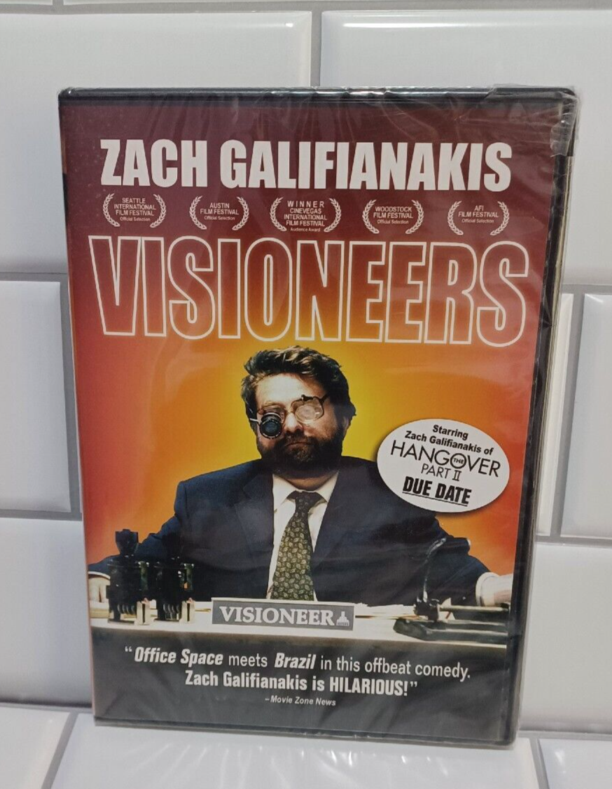 Visioneers (DVD, 2011) Zach Galifianakos “Office Space meets Brazil ...